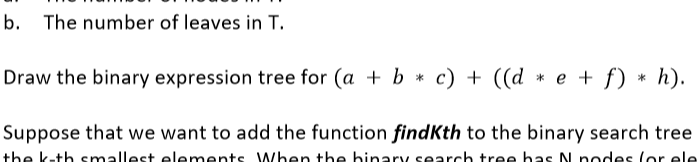 Solved 13. Give the prefix, postfix and infix expressions | Chegg.com