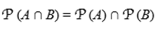Solved P (ANB) = P (A) n P (B) | Chegg.com