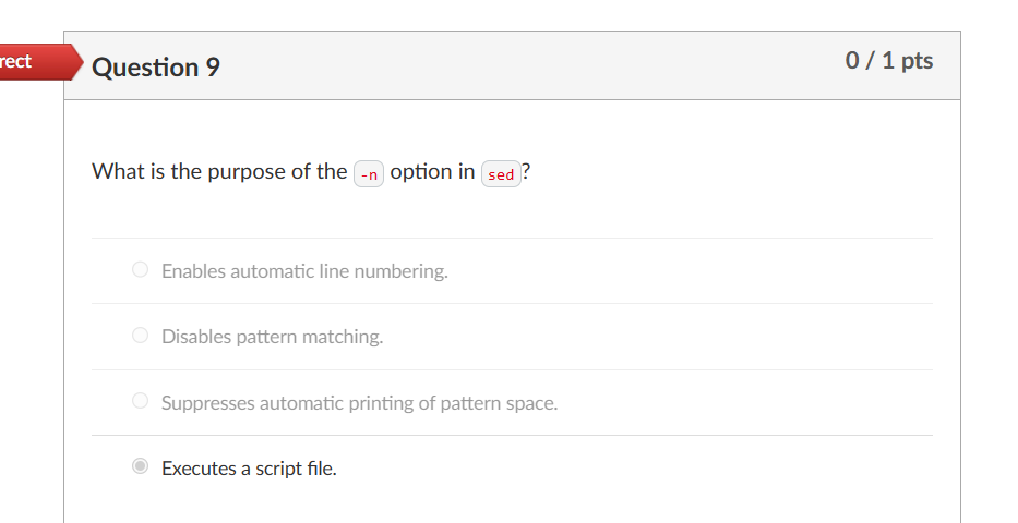 Solved What is the purpose of the option in ? Enables | Chegg.com