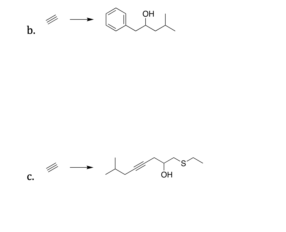 Solved Propose an efficient synthetic route (along with the | Chegg.com