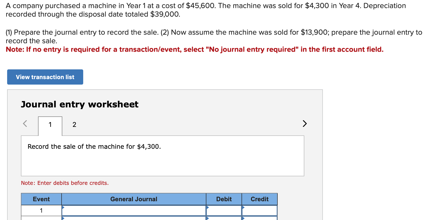 Solved A company purchased a machine in Year 1 at a cost of | Chegg.com