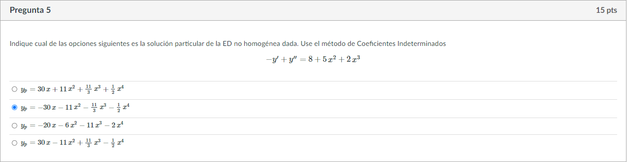 Solved Indicate which of the following is the particular | Chegg.com