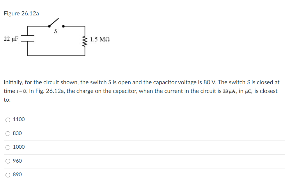 Solved Initially, for the circuit shown, the switch S is | Chegg.com