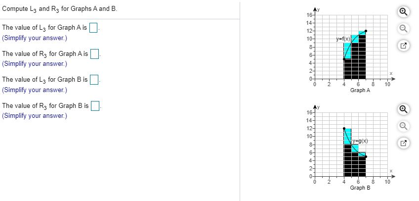 Solved Compute L3 and R3 for Graphs A and B. O O The value | Chegg.com