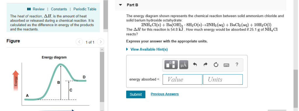 Solved moles of H ReviewI Constants| Periodic Table | Chegg.com