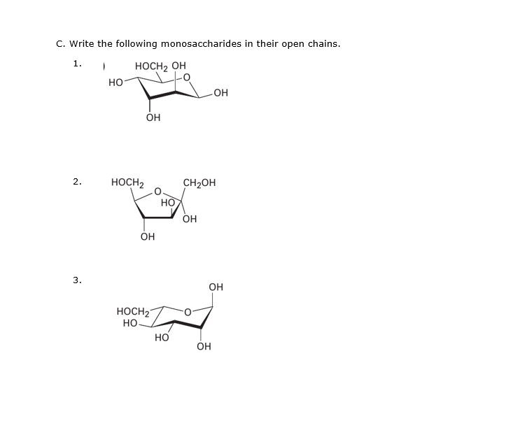 Solved B. Draw the Fischer projection of the given | Chegg.com