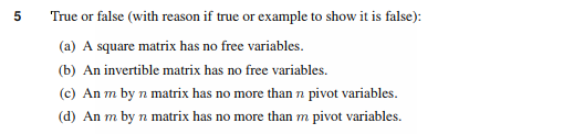 Solved True or false (with reason if true or example to show | Chegg.com