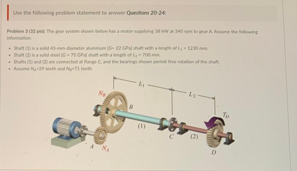Solved Use the following problem statement to answer | Chegg.com