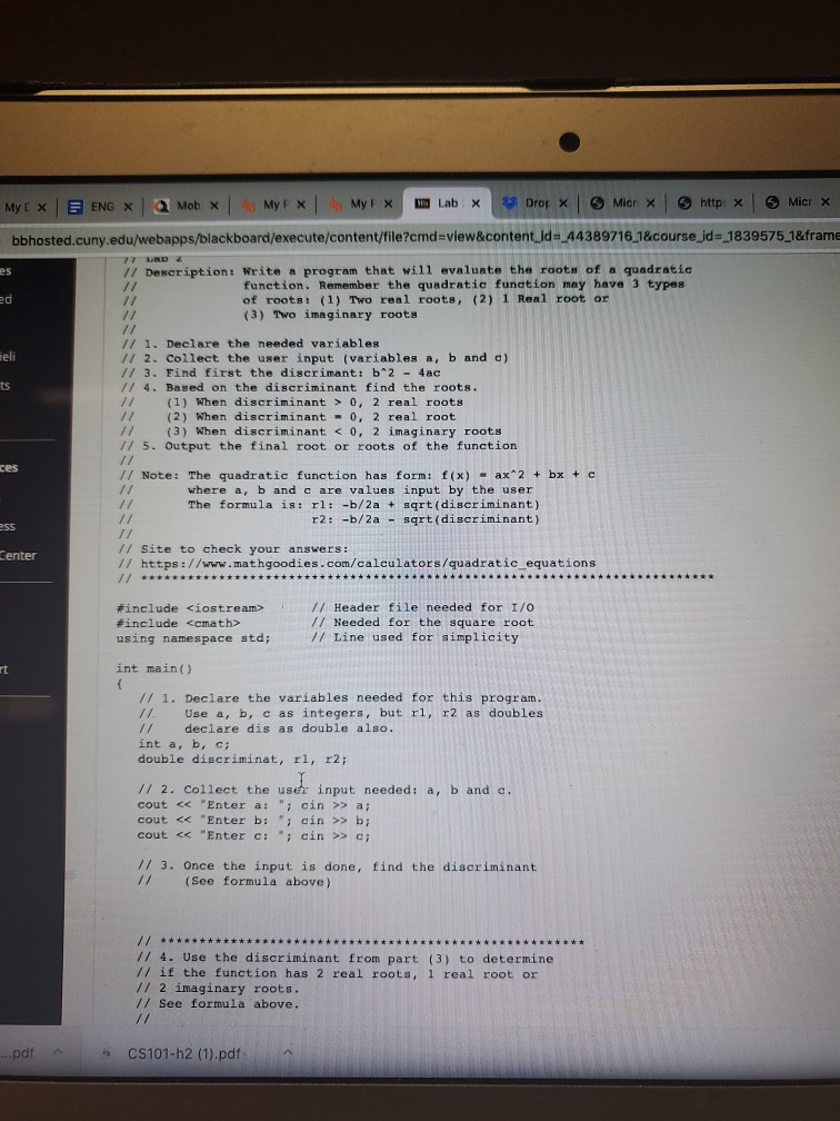 Solved Myt x FENG X Mob My My! X wm Lab X Drop Mior x http | Chegg.com