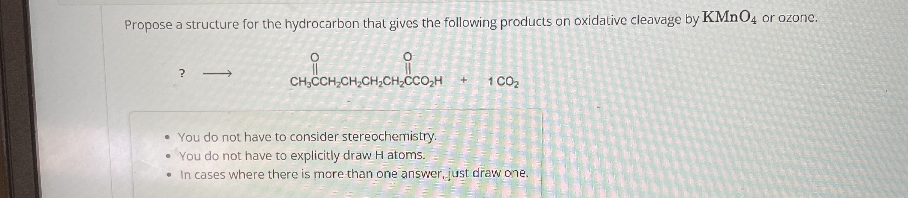 Solved Propose a structure for the hydrocarbon that gives | Chegg.com