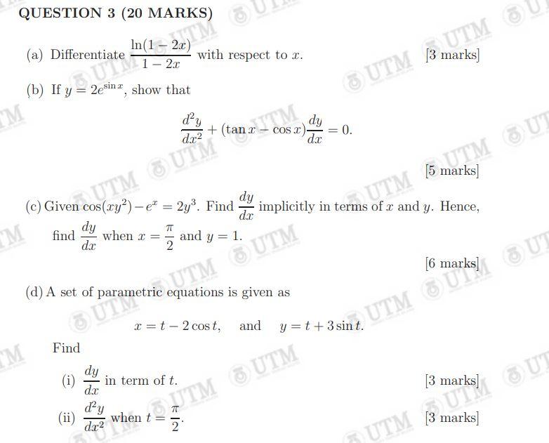 Solved This is Engineering Math subject. Please help me to | Chegg.com