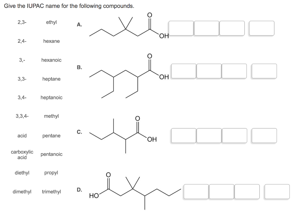Identify The Iupac Name And The Common Name For Each Of The Following identify-the-iupac-name-and-the-common-name-for-each-of-the-following