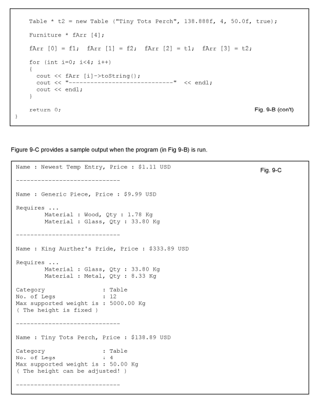 Solved 9. Figure 9-A shows a UML Class diagram with 3 | Chegg.com