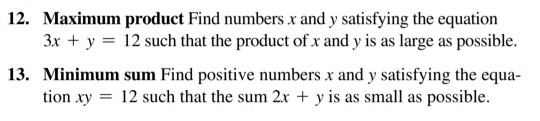 Solved 12. Maximum product Find numbers x and y satisfying | Chegg.com Solved 12. Maximum product Find numbers x and y satisfying | Chegg.com