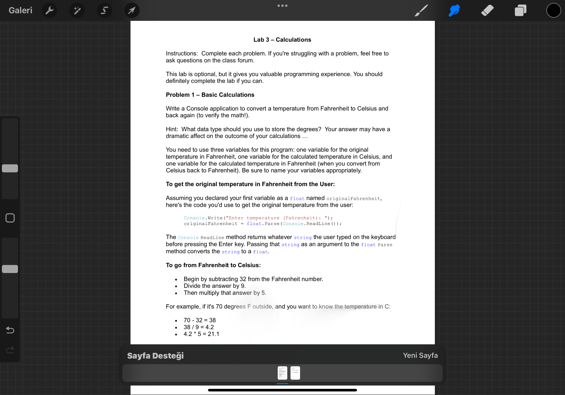 Solved Lab 3 - ﻿CalculationsInstructions: Complete each | Chegg.com