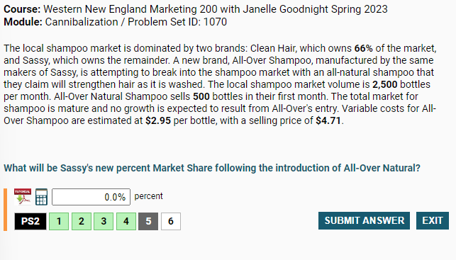 Course: Western New England Marketing 200 with | Chegg.com