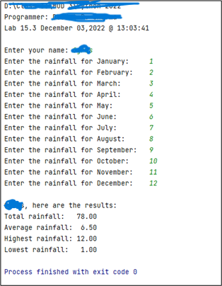 Solved write a python program that lets the user enter the | Chegg.com