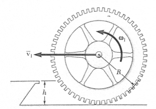 Solved The gear shown below (radius, R = 150 mm, radius of | Chegg.com