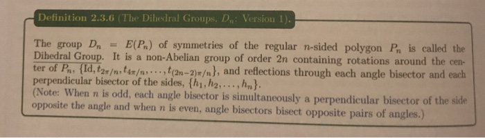 Solved 78. (a) Write out a multiplication table for D4 using | Chegg.com