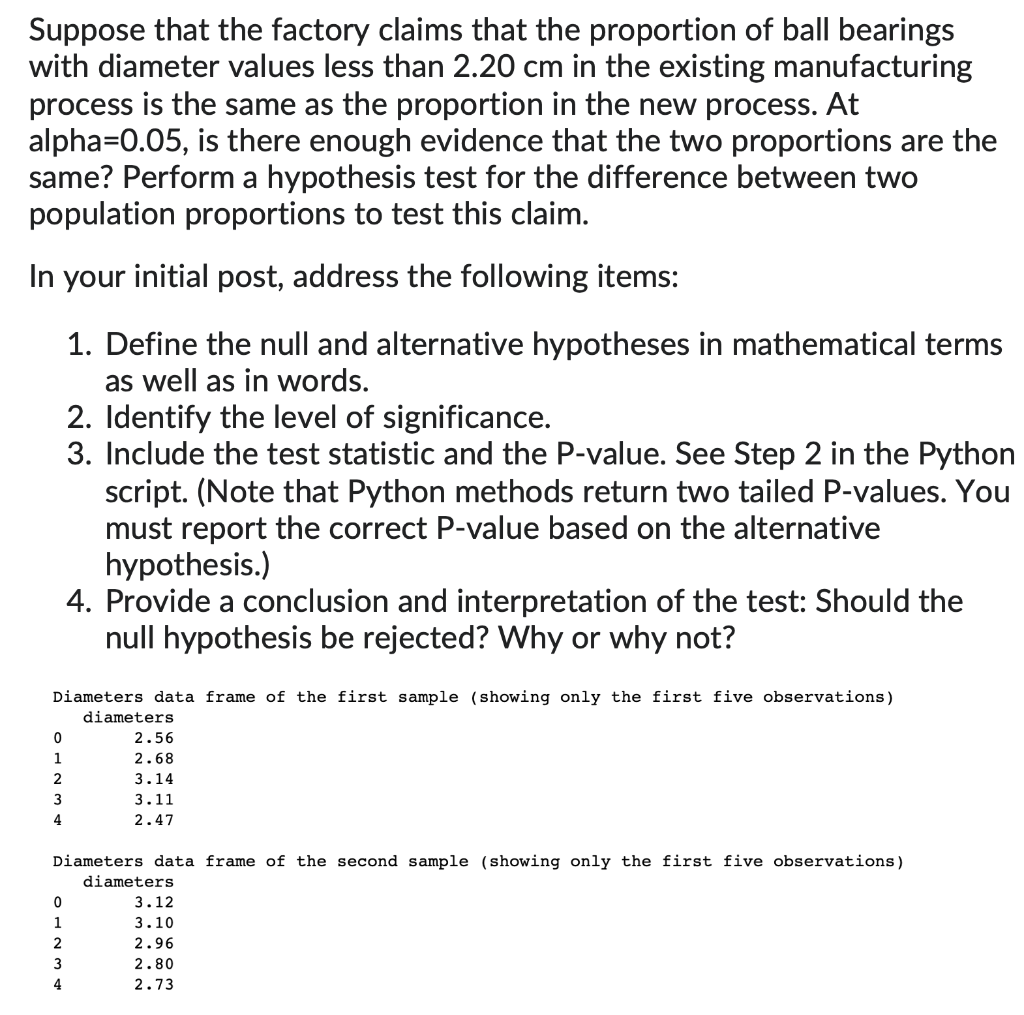 Solved Suppose that the factory claims that the proportion | Chegg.com