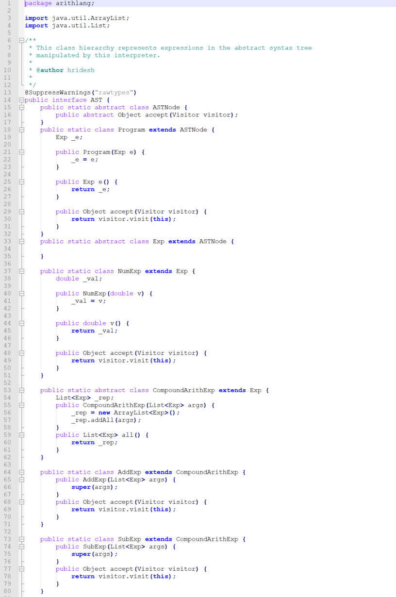 5. (26 pt) (ArithLang interpreter advanced] Implement | Chegg.com