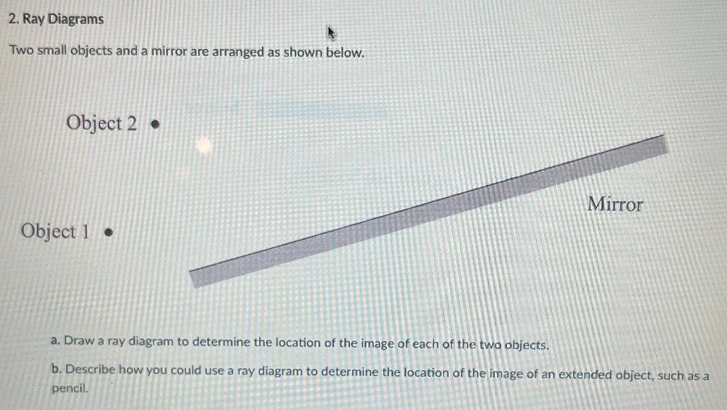 Solved Can you do step by step on drawing the rays and | Chegg.com
