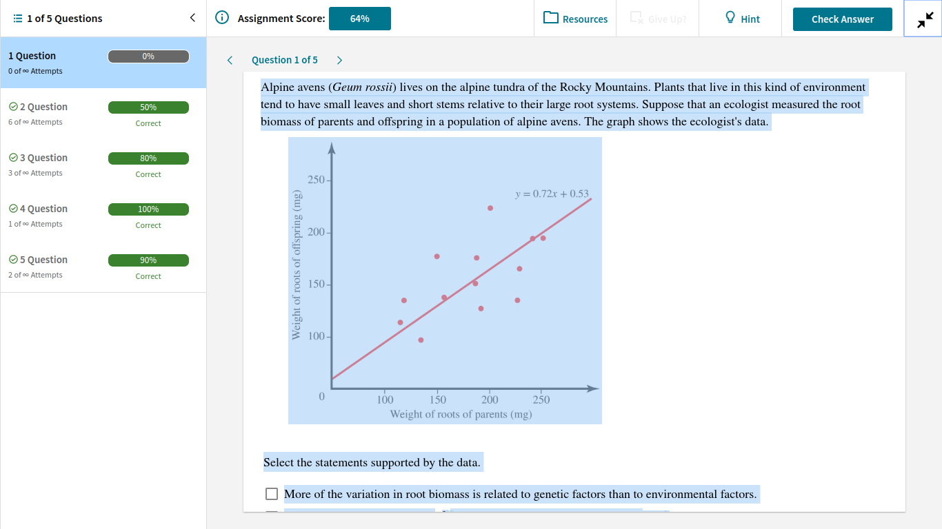Alpine avens (Geum rossii) lives on the alpine tundra | Chegg.com