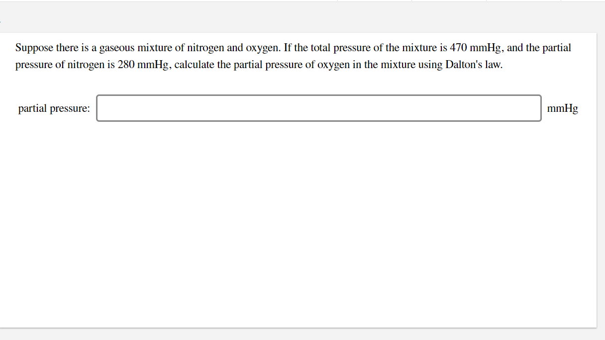 Solved Suppose there is a gaseous mixture of nitrogen and | Chegg.com
