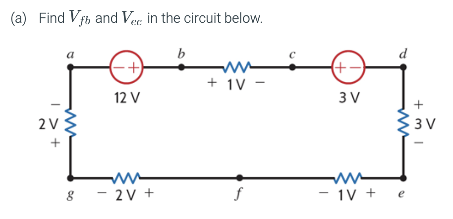 Solved a) Find Vad and Vce in the circuit below.(a) Find Ix | Chegg.com