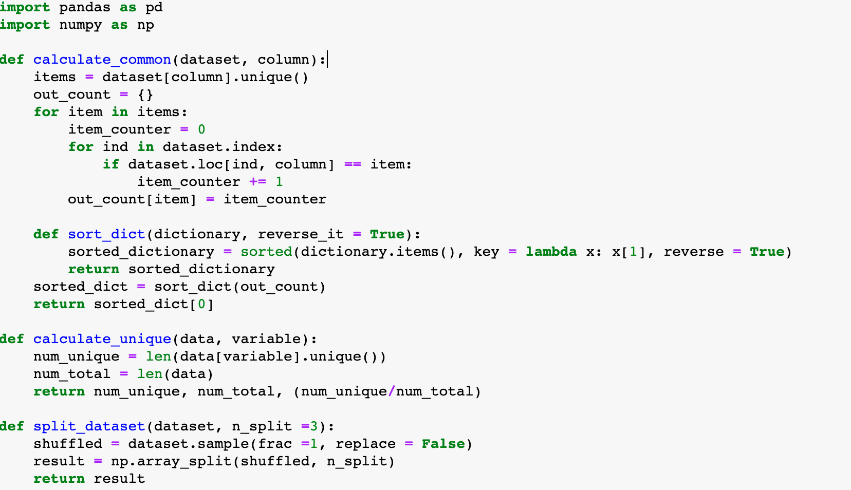 Solved Q10 - Move (copy) the code for the three functions | Chegg.com
