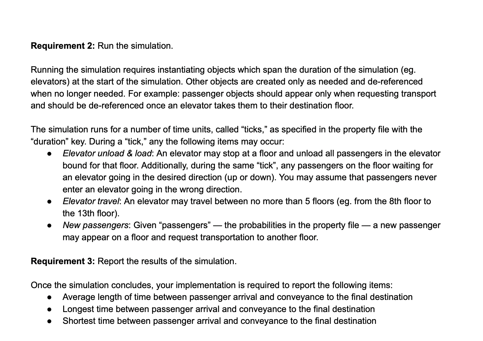 Solved Requirement 2: Run the simulation. Running the | Chegg.com