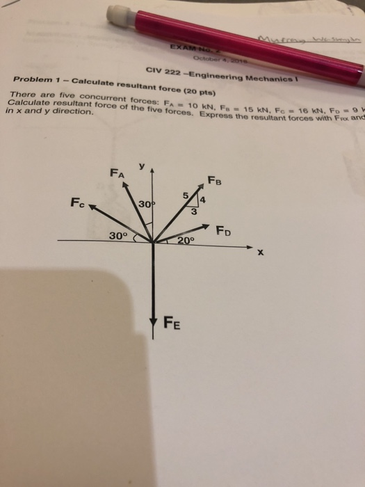 Solved CIV 222 -Engineering Mechanics Problem 1 -Calculate | Chegg.com Solved CIV 222 -Engineering Mechanics Problem 1 -Calculate | Chegg.com
