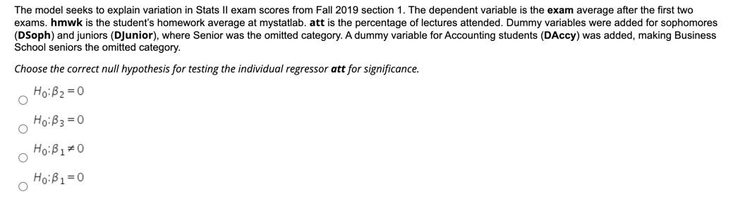 Solved Multiple Regression Excel Output Problem 