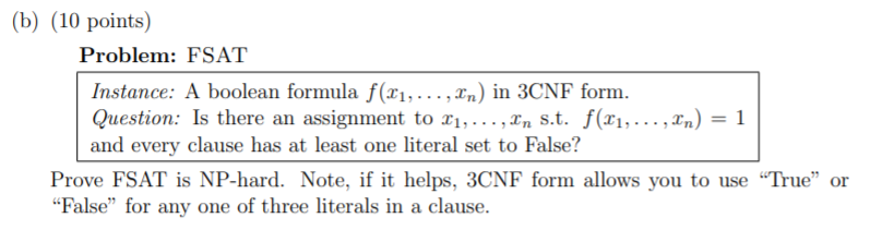 Solved NP-Completeness Definitions: • A boolean formula is | Chegg.com