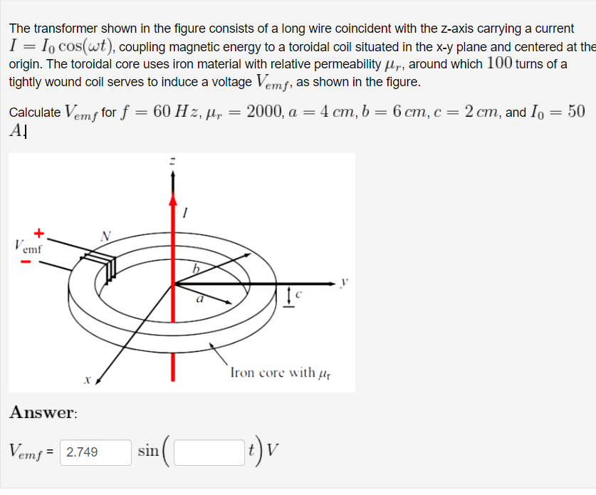 Solved The square loop shown in the figure is coplanar with | Chegg.com