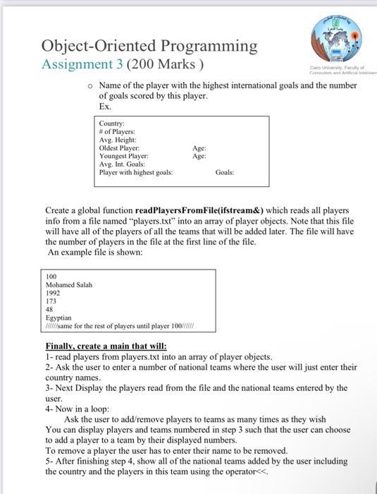 Solved please follow the instructions very well and meet all | Chegg.com