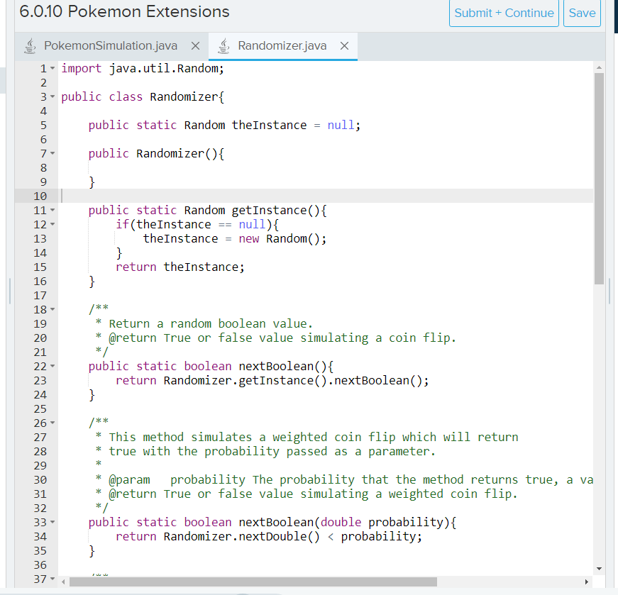Solved 6.0.10 Pokemon Extensions 1 public class | Chegg.com