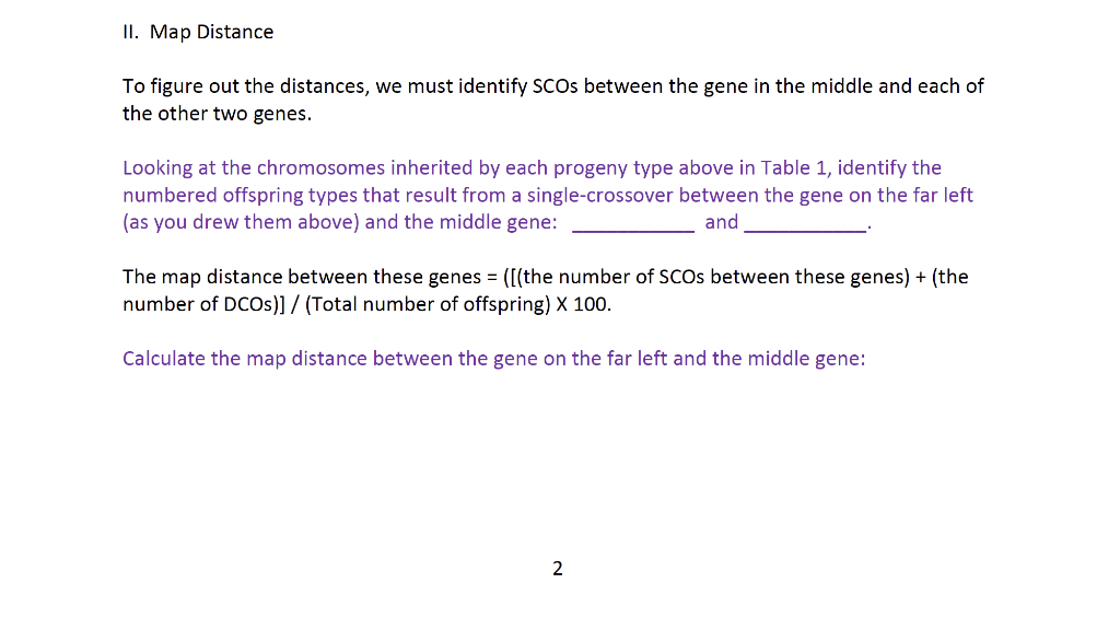 Solved I. Determining single-crossovers (SCOs), | Chegg.com