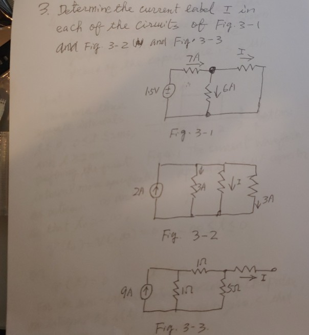 Solved Determine the current label I in each of the circuits | Chegg.com