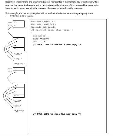 Solved Recall how the command line arguments (cla)are | Chegg.com