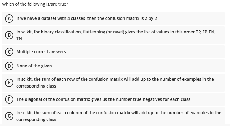 Solved Which of the following is/are true? If we have a | Chegg.com