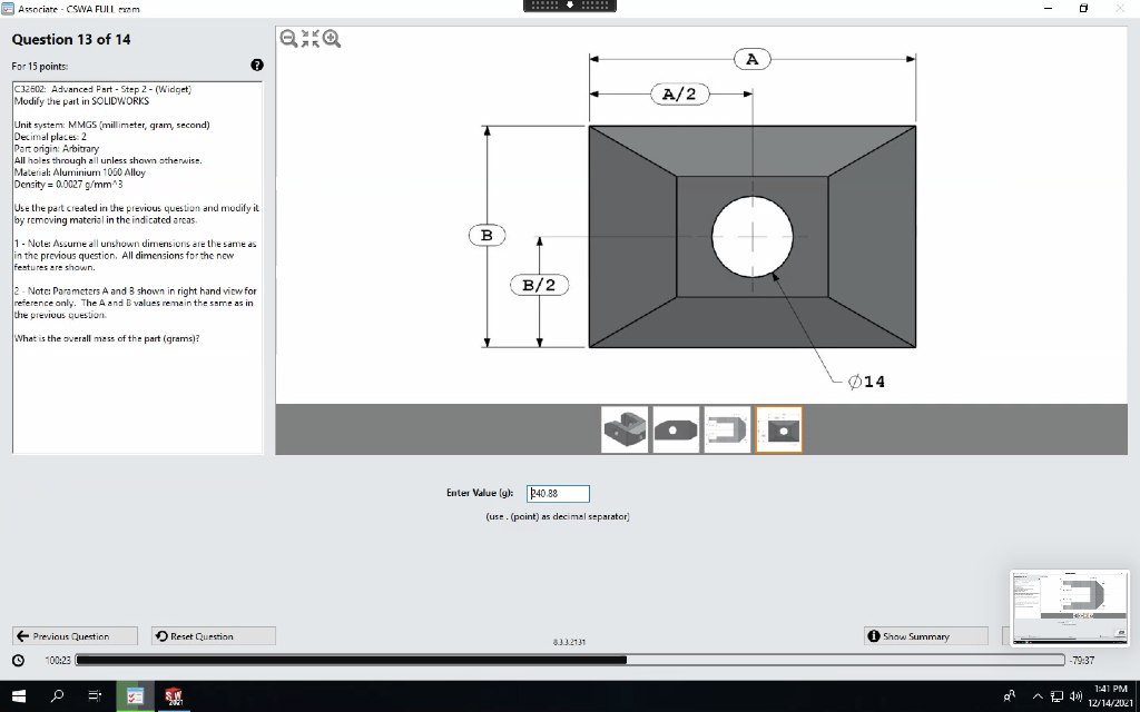 Solved BERSEE Associate - CSWA FULL-am Question 12 of 14 For | Chegg.com