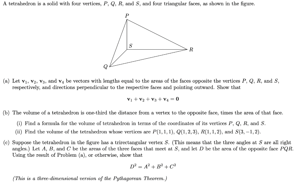 Solved (a) Let v1,v2,v3, and v4 be vectors with lengths | Chegg.com