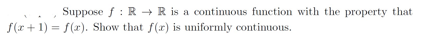 Solved Suppose f:R→R is a continuous function with the | Chegg.com