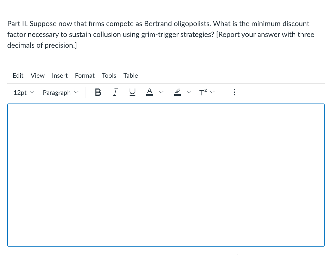 Solved The following question has three parts. Part I. | Chegg.com