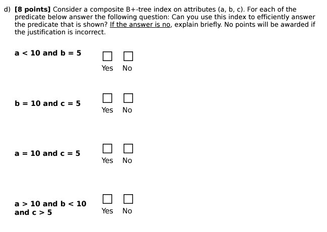 Solved Question 1 30 Points Indexing And Sorting A 6 1384