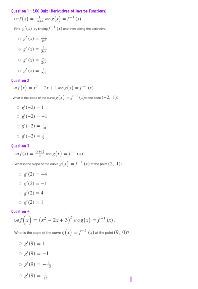 Solved I need urgent help with these calculus questions! | Chegg.com