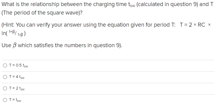 Solved The equation for the period of these signals is: | Chegg.com