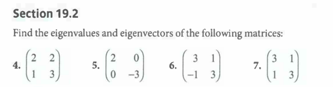 Solved Find the eigenvalues and eigenvectors of the | Chegg.com