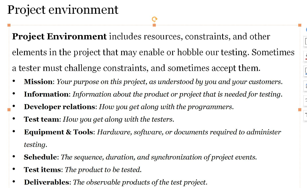 Solved Heuristic Test Strategy Model The Heuristic Test